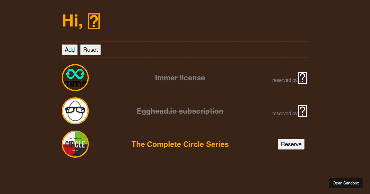 immer-gifts - Codesandbox