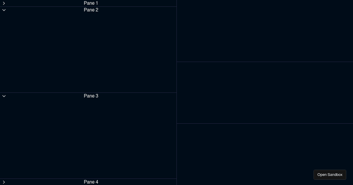 dockview-app - Codesandbox