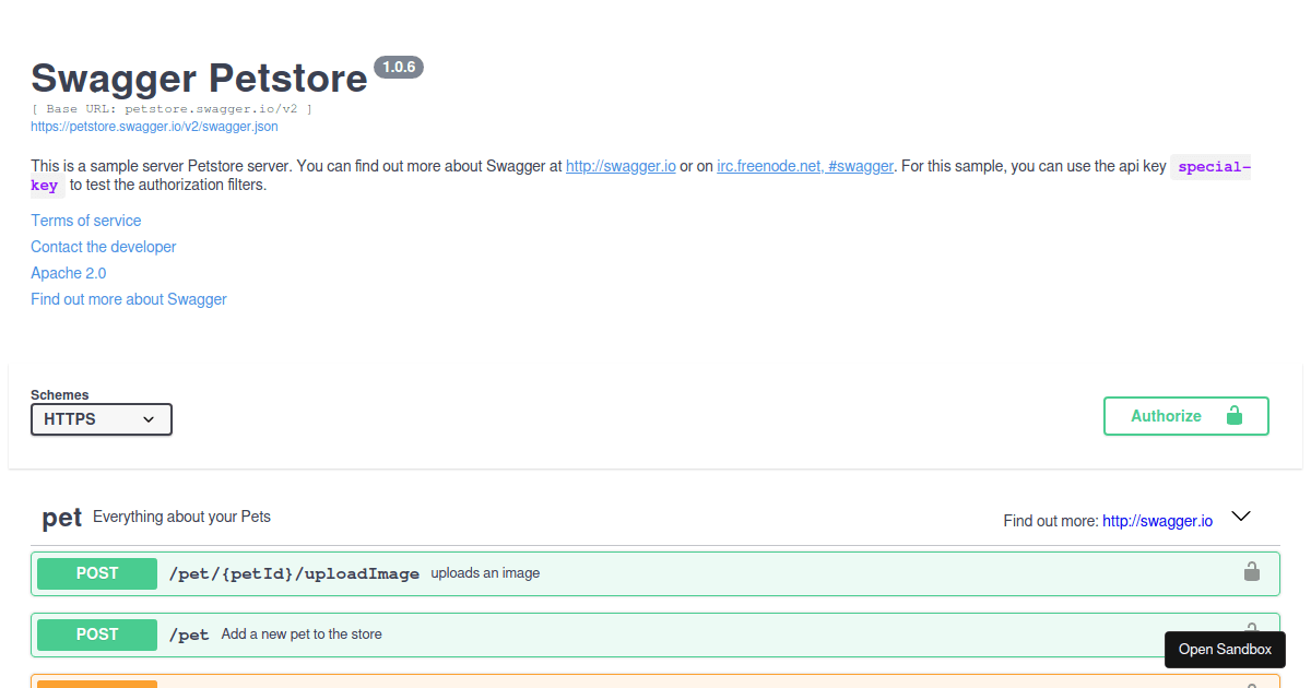 swagger-viewer - Codesandbox