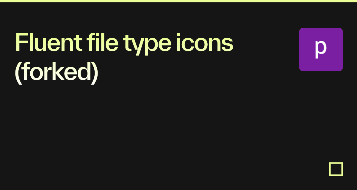 Fluent file type icons (forked) - Codesandbox
