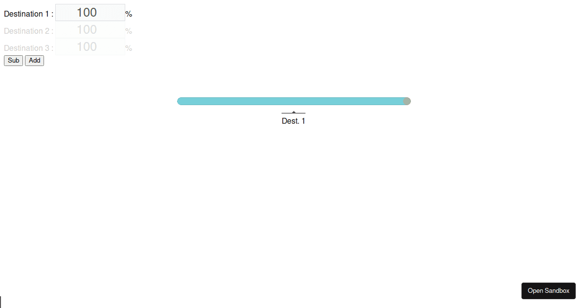 Multi Thumb Slider Codesandbox