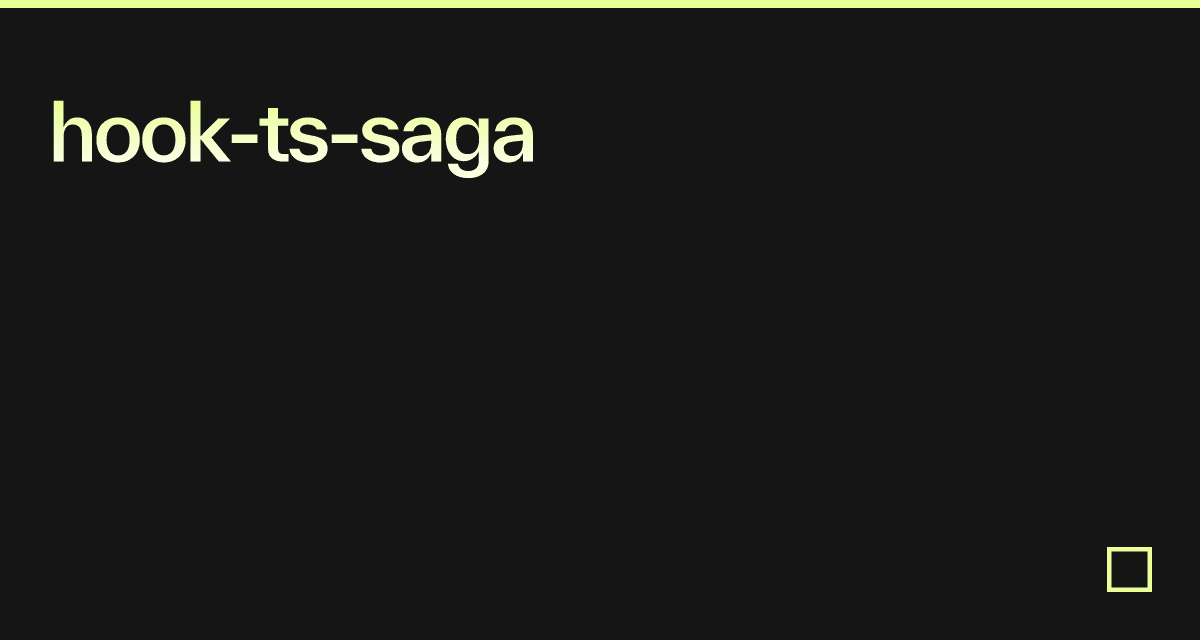 hook-ts-saga - Codesandbox