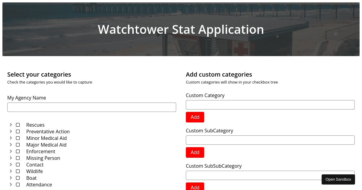 Watchtower Stats Submission - Codesandbox