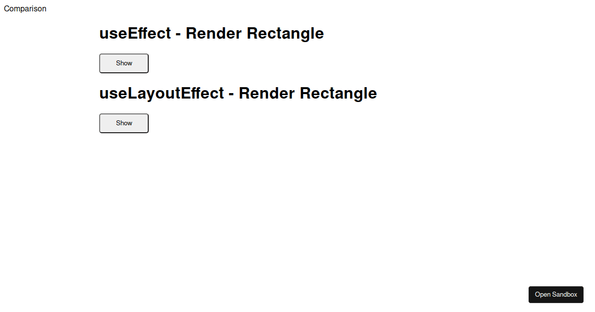 Uselayouteffect Codesandbox