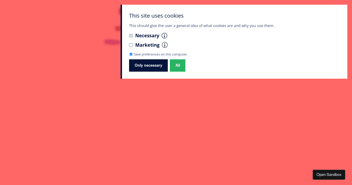 react-cookie-consent (forked) - Codesandbox