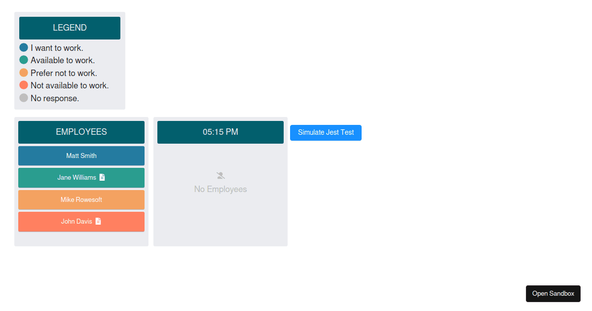 React DND - Warnings - Codesandbox