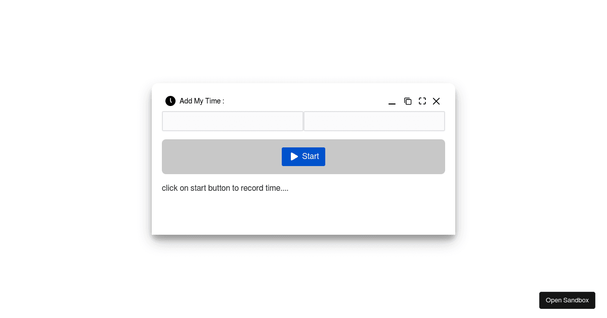Model Popup - Codesandbox