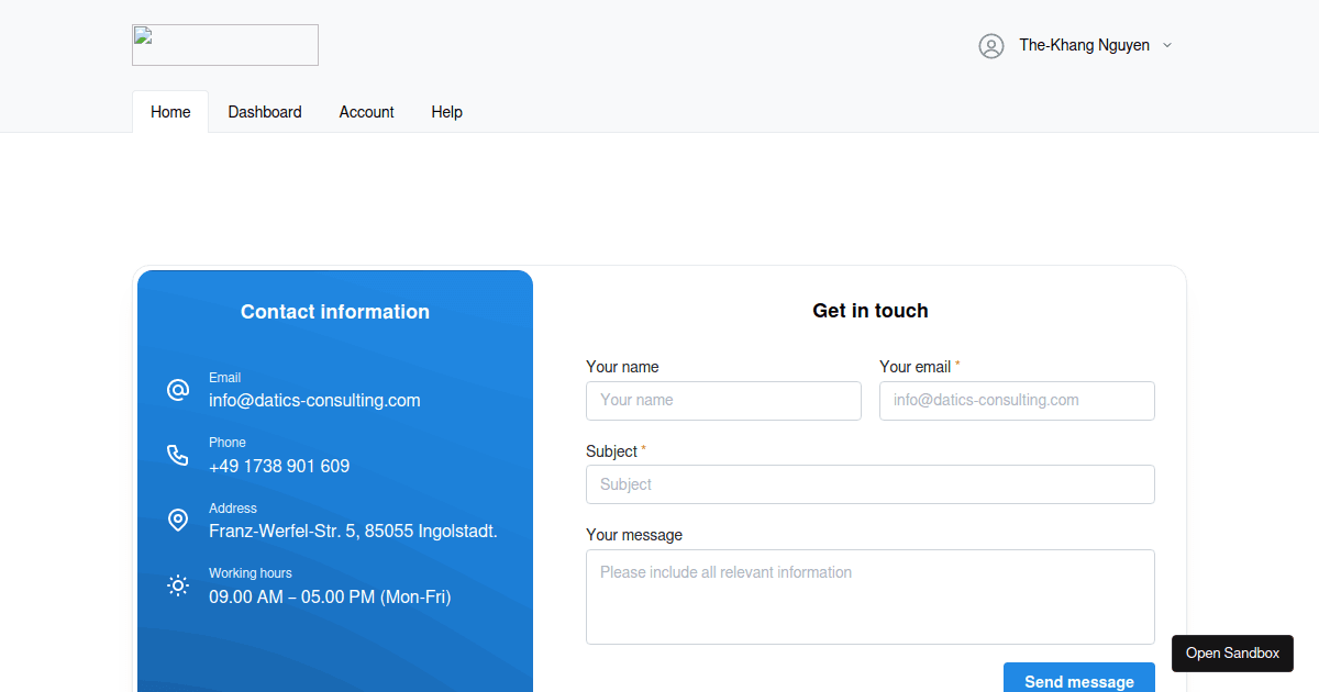Mantine Admin Dashboard Codesandbox
