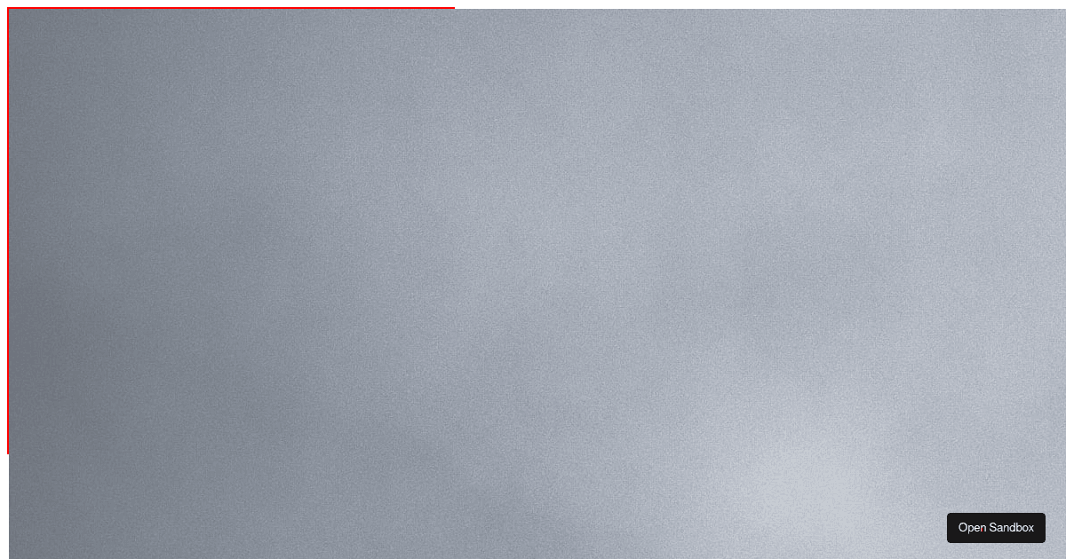 text overlay on an image using grid - Codesandbox