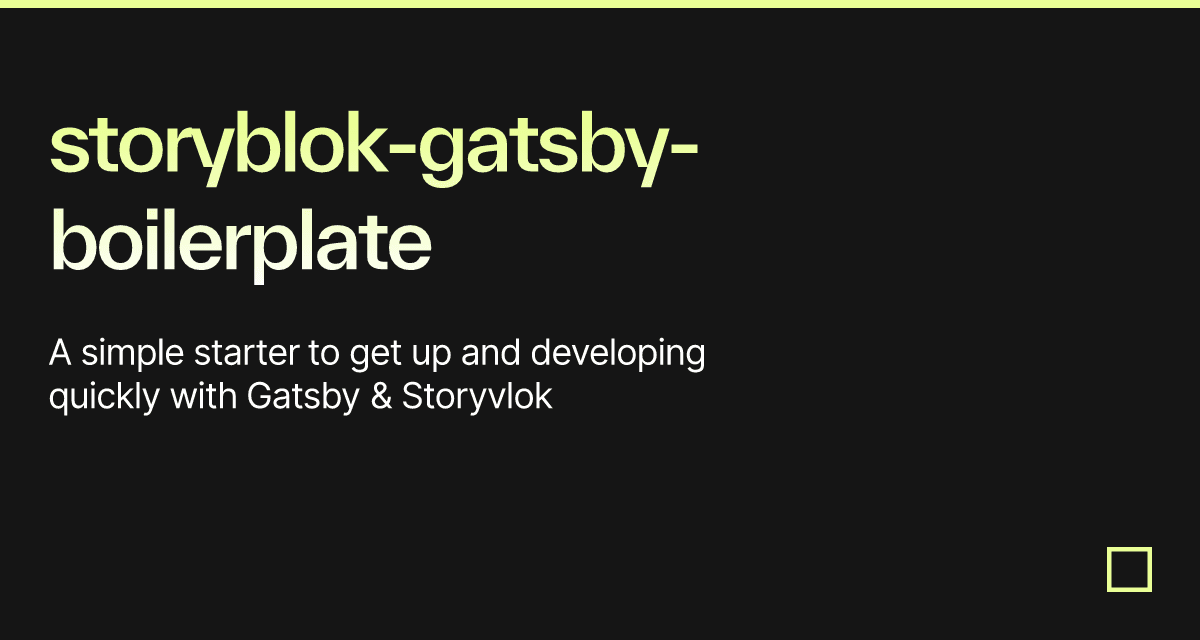 storyblok-gatsby-boilerplate - Codesandbox