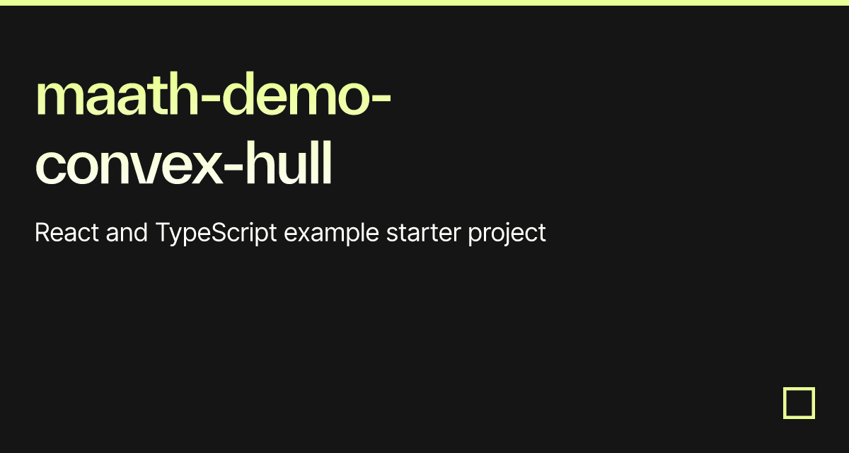 maath-demo-convex-hull - Codesandbox