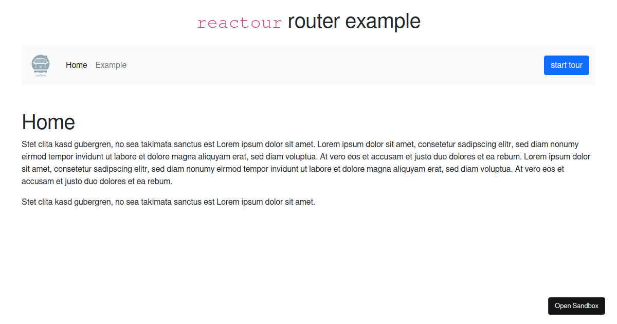 Tour Demo Using React Router Dom With Automatic Route Switching Codesandbox 2902