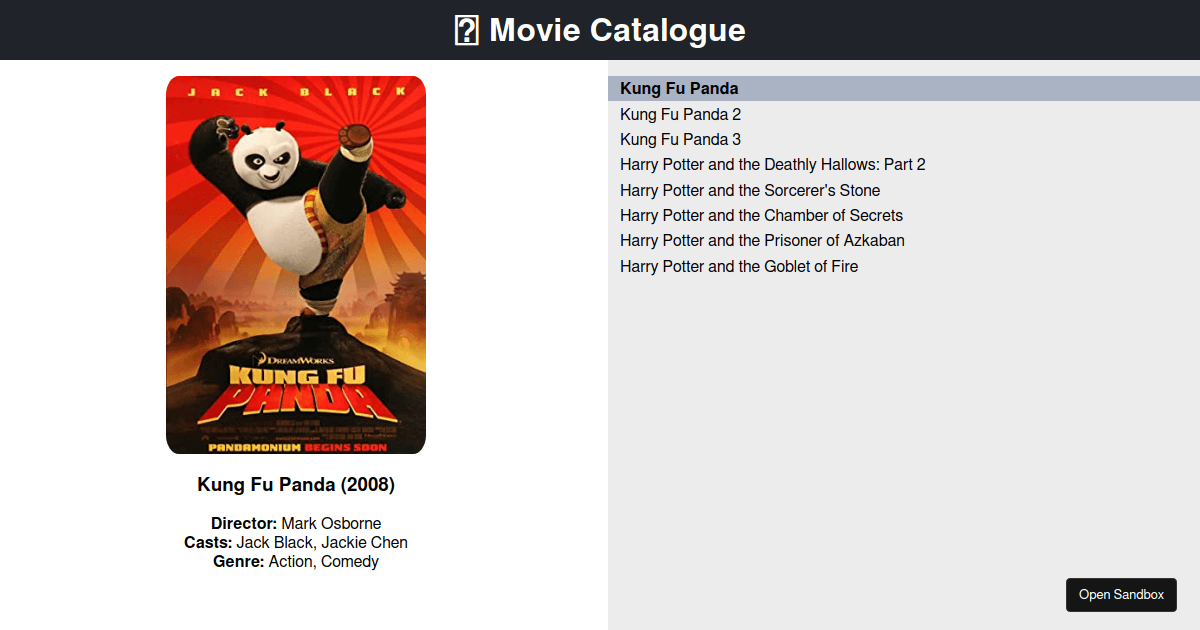 movie-catalogue-react - Codesandbox