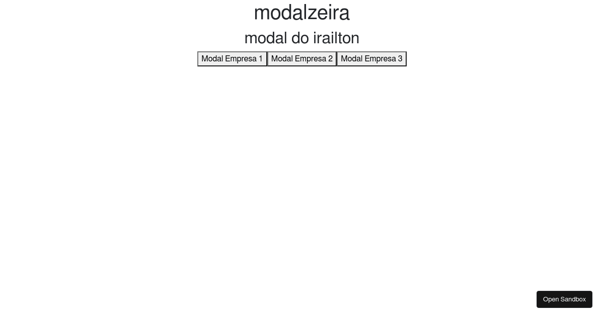 exemplo-modal-reactstrap - Codesandbox