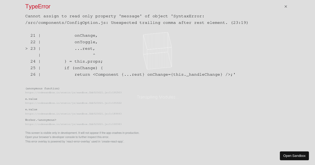 quagga-react - Codesandbox