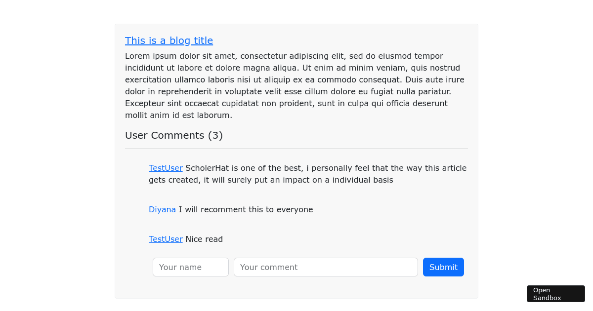 blogspot-using-reactjs - Codesandbox