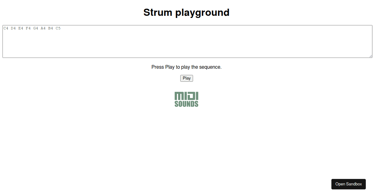 React Typescript Codesandbox