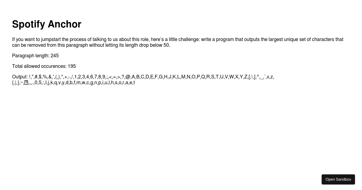 spotify-anchor - Codesandbox