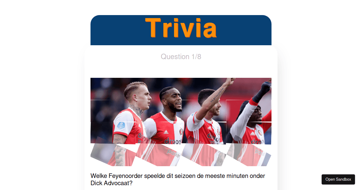 JoKeizer/quiz - Codesandbox