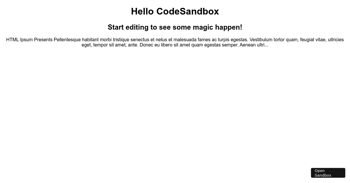 quirky-shamir-fjb048 - Codesandbox