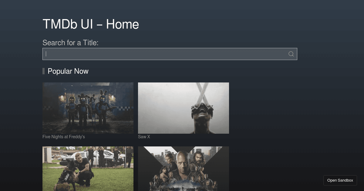 nice-framework-fje9b - Codesandbox