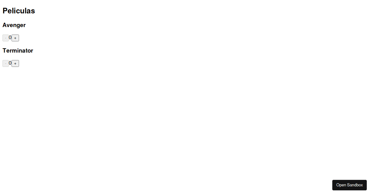 React Codesandbox