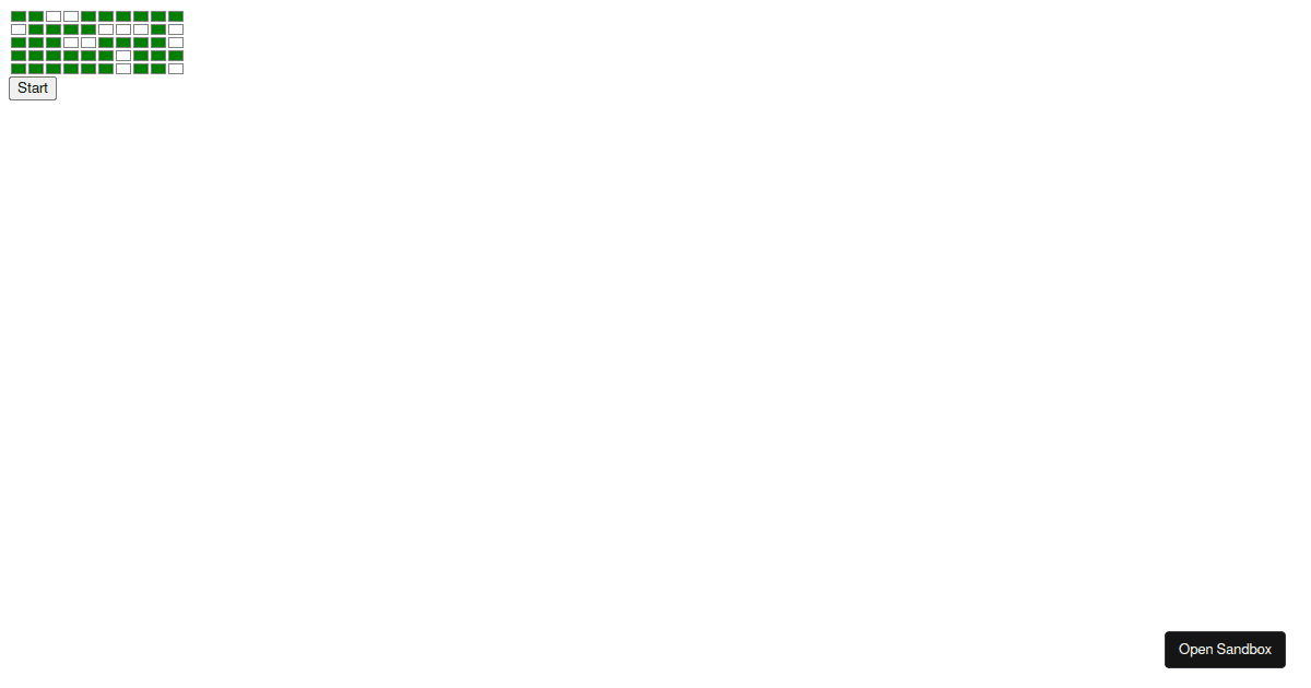 Game Of Life (OOP / Typescript) - Codesandbox