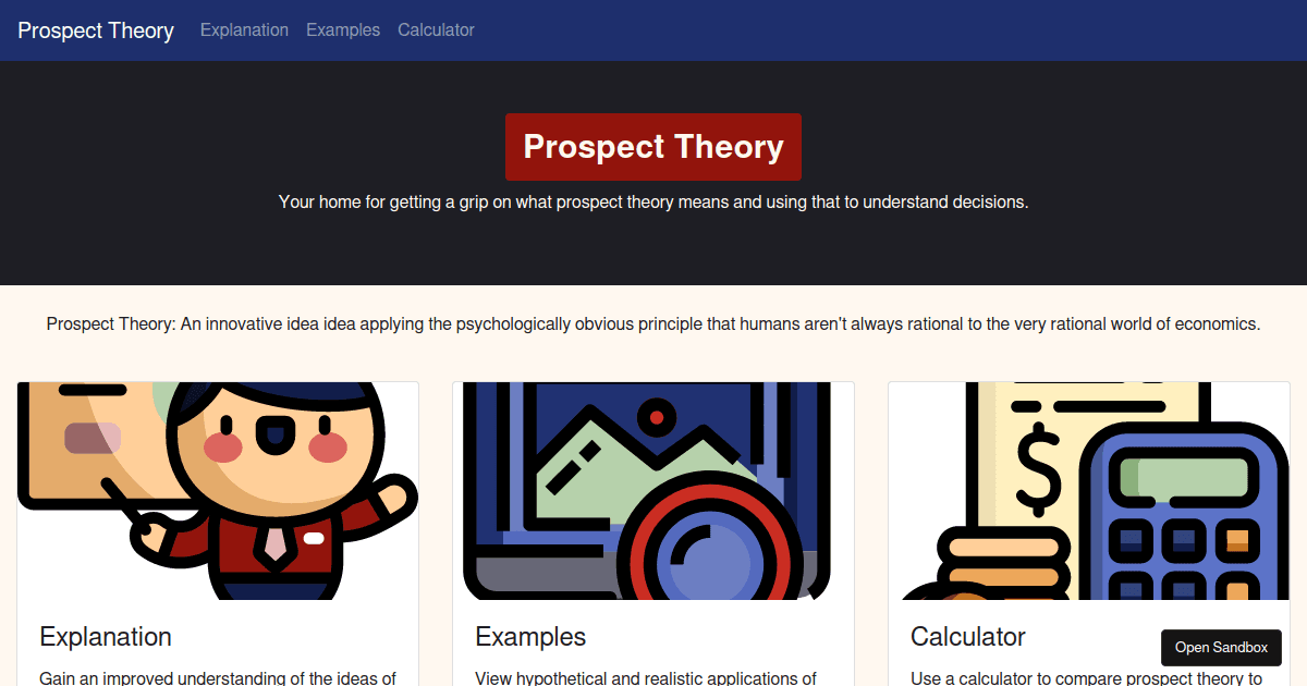prospect-theory - Codesandbox