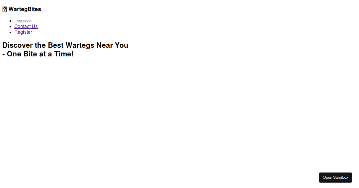 review website - Codesandbox