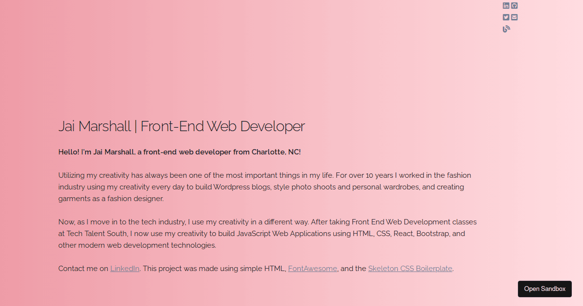 skeleton-project - Codesandbox