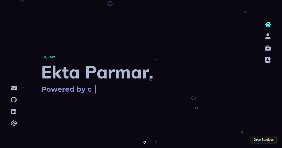 portfolio - Codesandbox