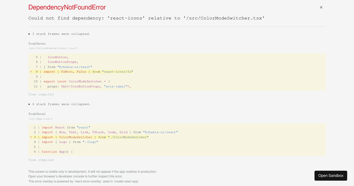 chakra-cra - Codesandbox