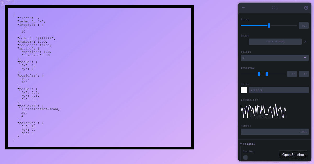 Leva Scroll Codesandbox