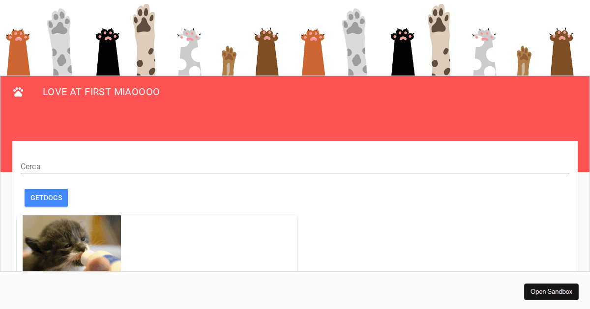 prove progetto api riserva - Codesandbox