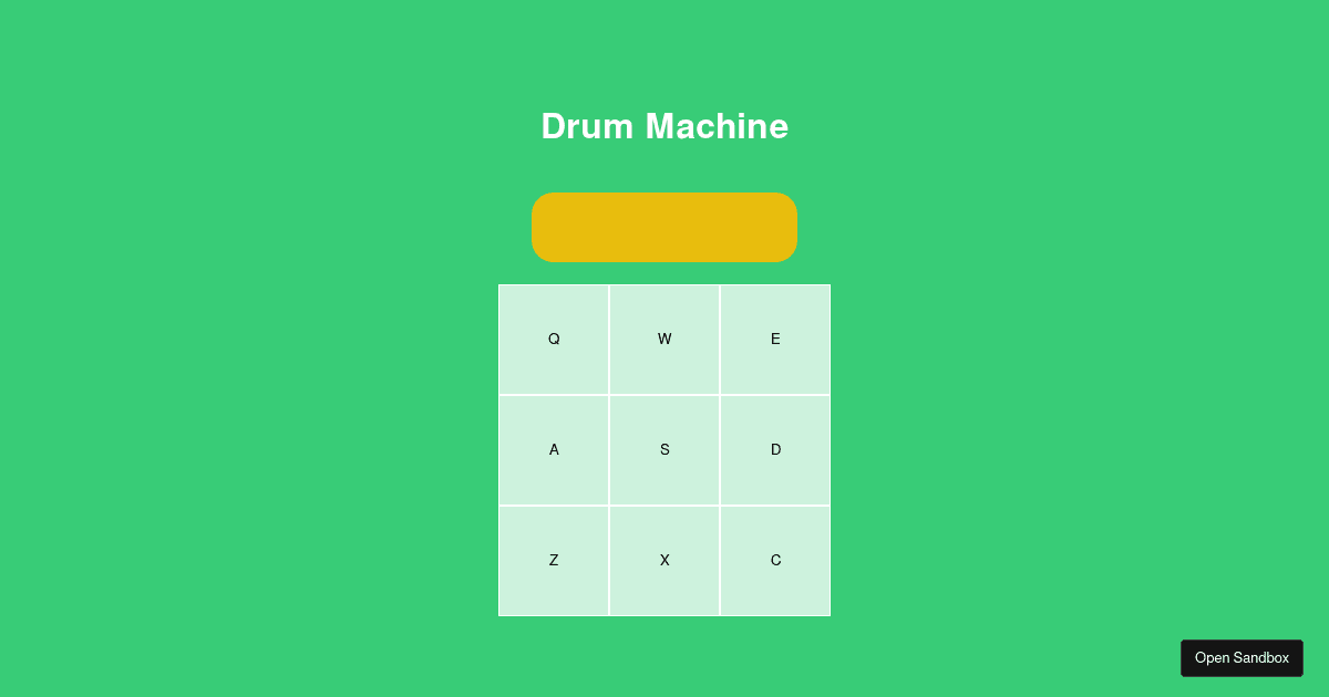 Drum - Codesandbox