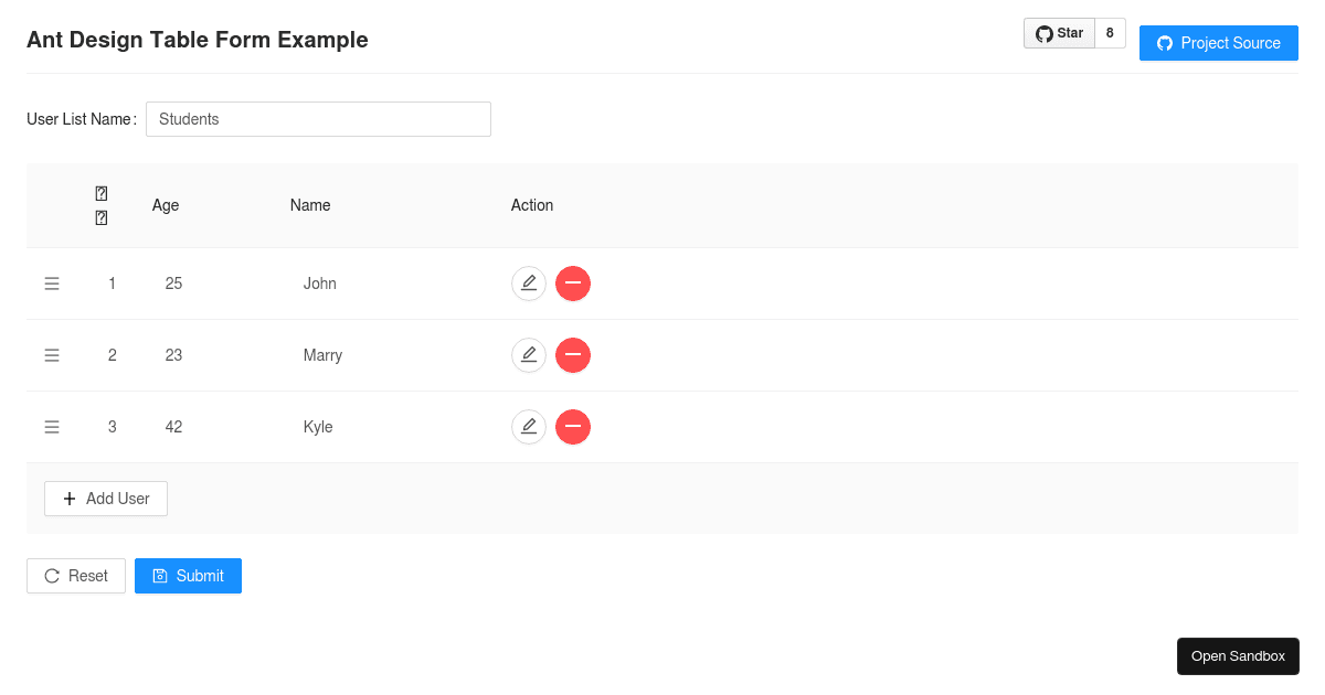 form.list Can't drag - Codesandbox