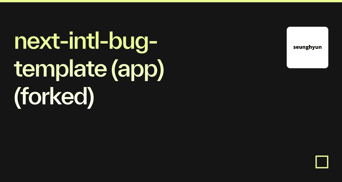 next-intl-bug-template (app) (forked) - Codesandbox