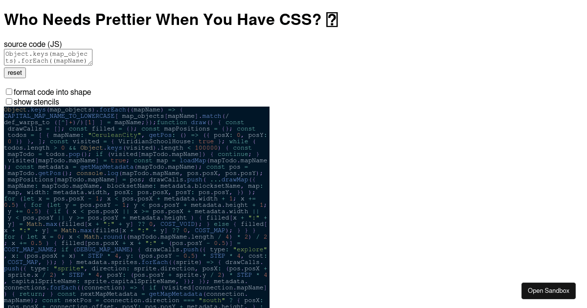 pretty-shape - Codesandbox