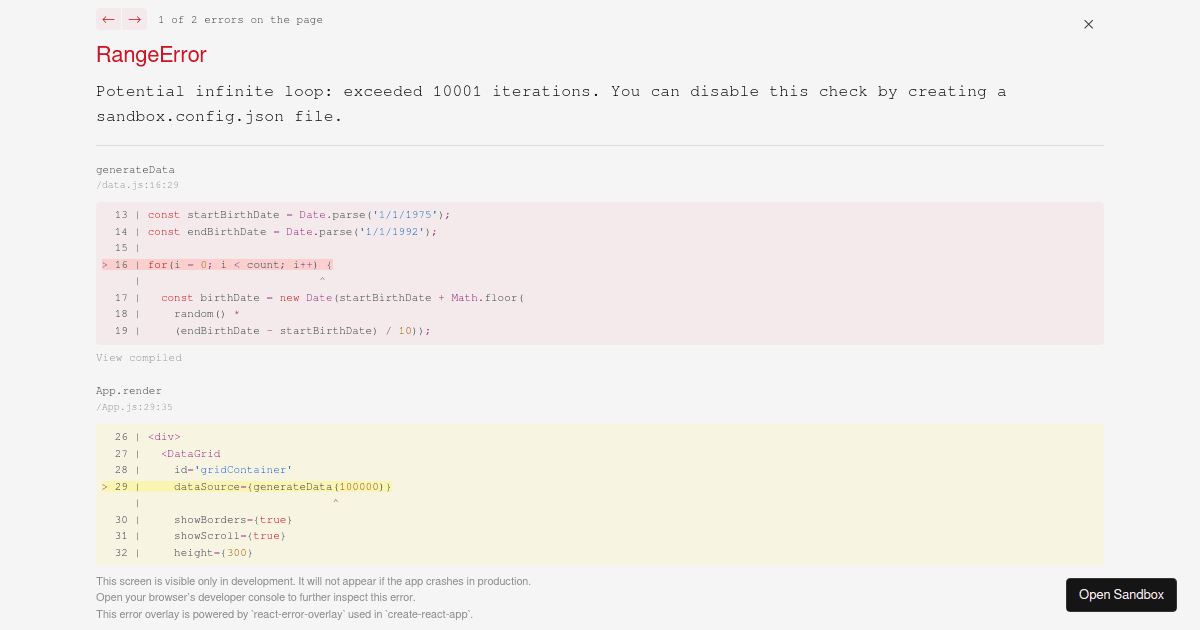 Record Paging Devextreme Data Grid Codesandbox 7157
