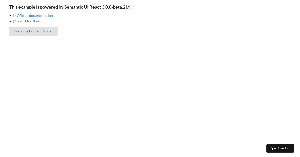 semantic-ui-example - Codesandbox