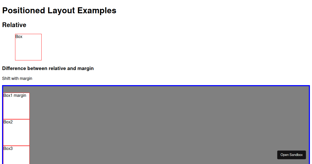 positioned-layout - Codesandbox