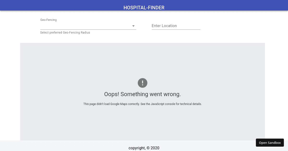 find-hospital - Codesandbox