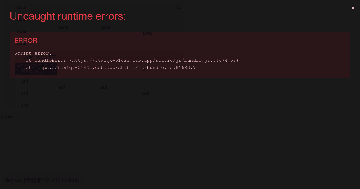 Wijmo | MultiRow| MultiRow with react-datepicker_recoil (forked) - Codesandbox