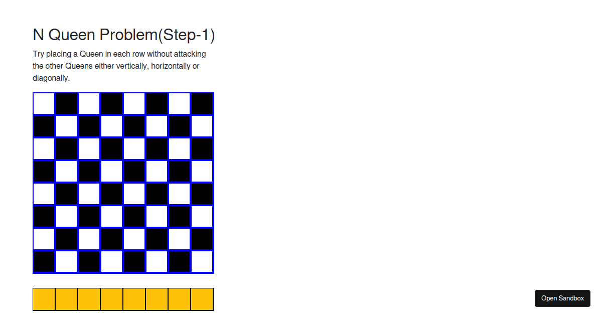 N-Queen-0 - Codesandbox