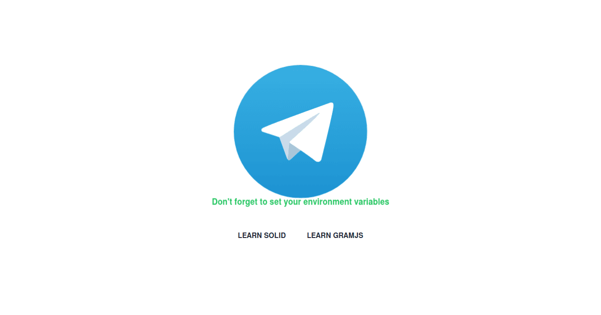 Solidjs Ts Tailwindcss Animatecss Telegram Codesandbox