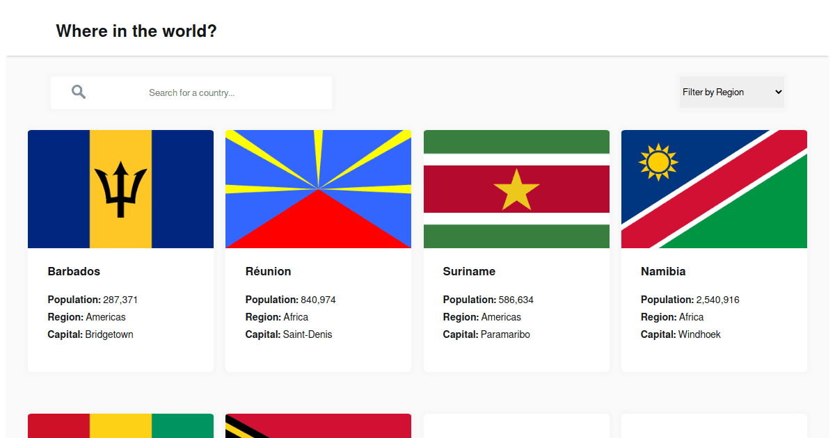 ijuliie/countries - Codesandbox