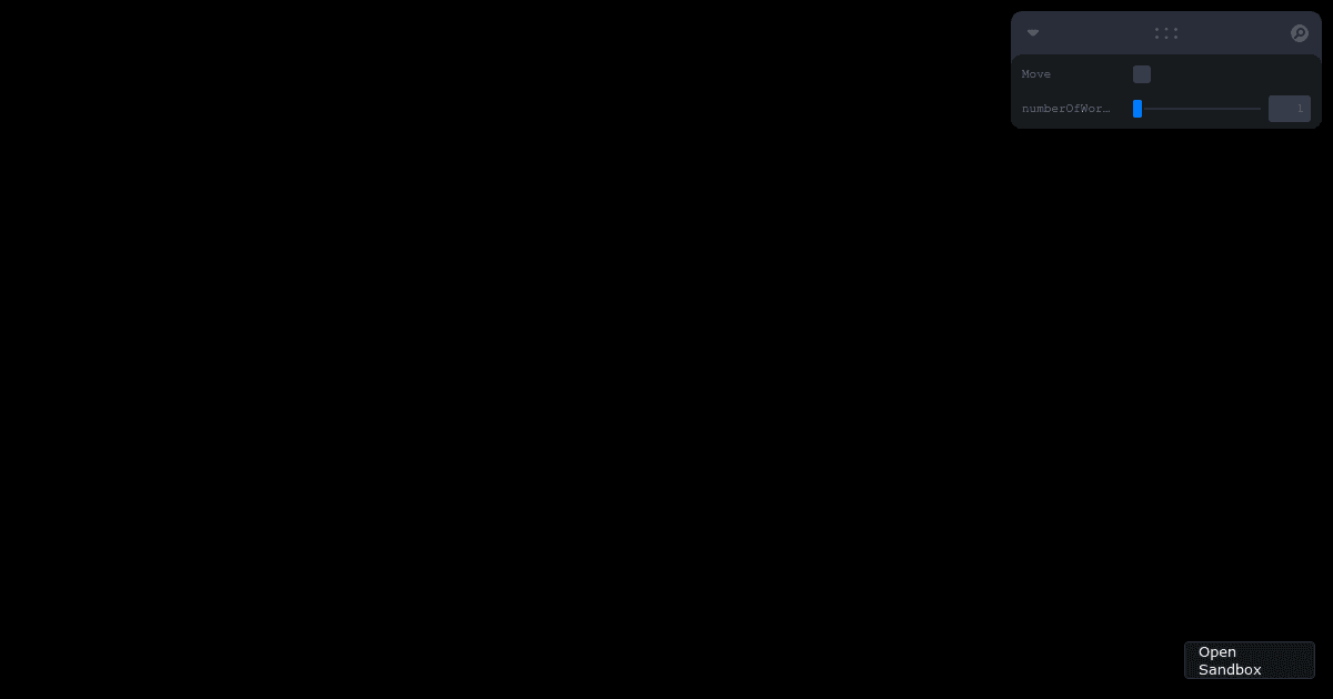 SIngle draw call Text (Instanced Mesh) (forked) - Codesandbox SIngle draw call Text (Instanced Mesh) (forked) - Codesandbox