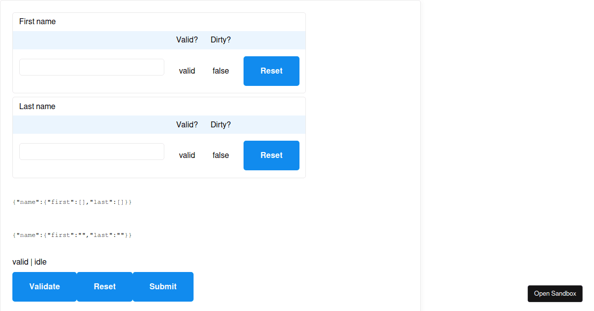 form-atoms example - Codesandbox