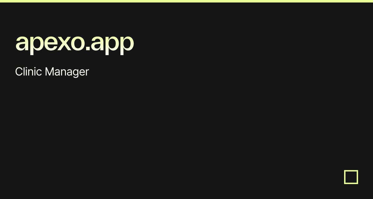 apexo.app - Codesandbox