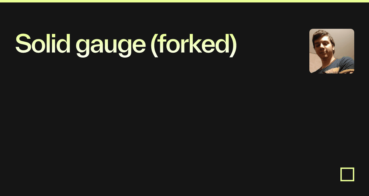Solid gauge (forked) - Codesandbox